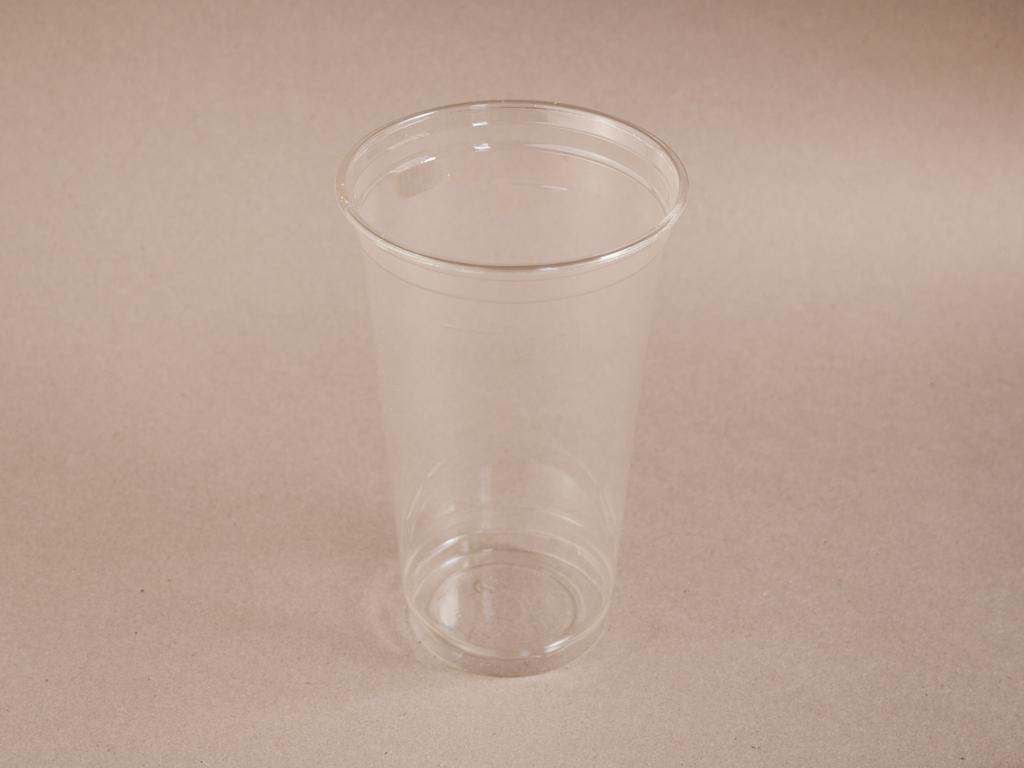 Bio PLA Becher für kalte Getränke ohne Logo 400 ml (16 oz)